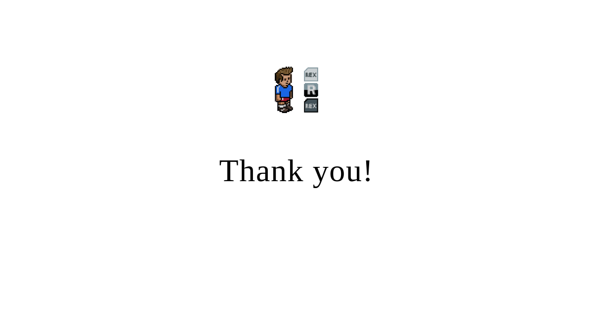 Thank You | My developer experience